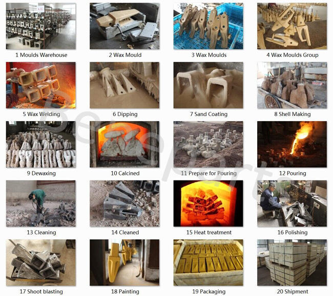 Komatsu Bucket Parts 1987821340 by Casting Ripper Tooth - Buy bucket ...